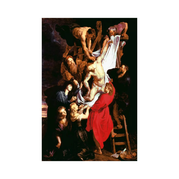 ClassicLiving The Descent From The Cross, Central Panel Of The Triptych, 1611-14 by Peter Paul ...